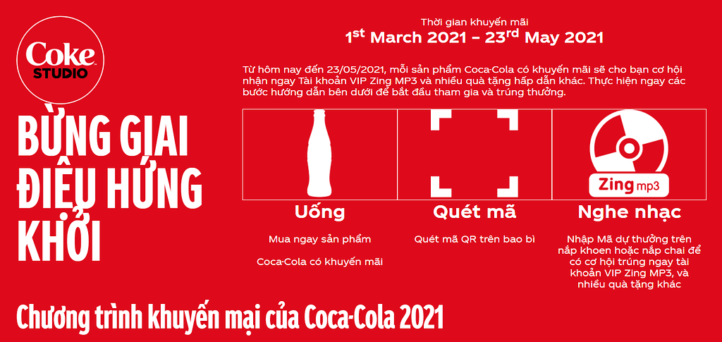 Chương trình khuyến mại của Coca-Cola 2021 - Khuyến mãi - Thuvienmuasam.com